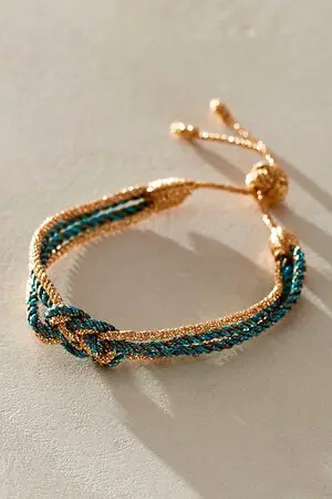 MAAYAZ Knot N2 Bracelet - Peach Turquoise