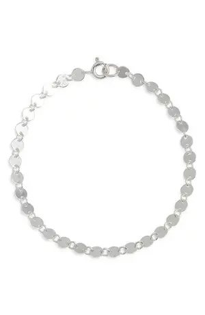 NASHELLE Disco Chain Bracelet - Sterling Silver
