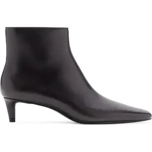 Mango Snip Toe Leather Bootie
