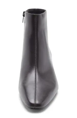 Mango Snip Toe Leather Bootie