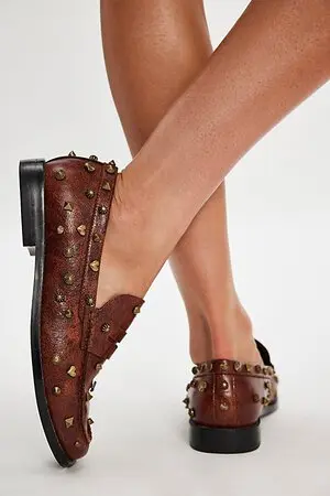 Free People Studded Penny Loafers