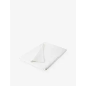 THE WHITE COMPANY Symons -row Cotton Flat Sheet - White