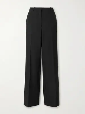 Calvin Klein Etna Wool Wide-leg Trousers