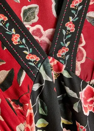 Rixo Dahlia Floral-print Silk-crepe Midi Dress - Multicoloured