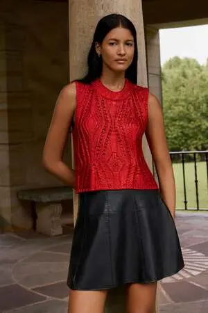 MARIE OLIVER Mcguire Pullover Top - Pepper