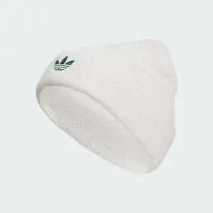 Adidas Trefoil Beanie - Orbit Grey / Collegiate Green