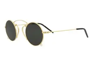 Gucci Round Oval Sunglasses - Gold/grey (gg0991s/30011395