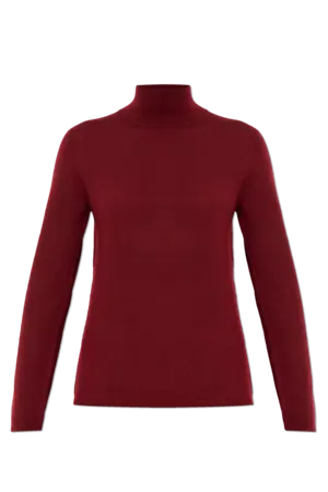 Max Mara Cashmere Turtleneck Sweater - Burgundy