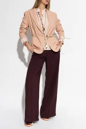 FORTE_FORTE Belted Blazer