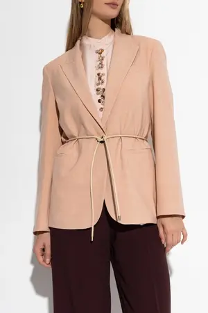 FORTE_FORTE Belted Blazer