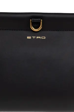 Etro Mini Talk Shoulder Bag - Black