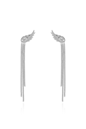Zadig&Voltaire Wing Motif Dangle Earrings