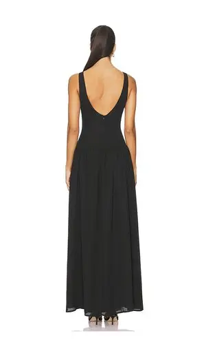 ALL THE WAYS Karoline Maxi Dress - Black