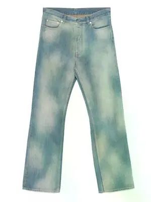 Off-white Faded Jeans For Men