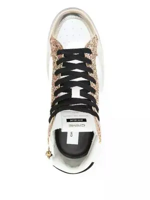 CRIME LONDON Deluxe High Top Sneakers