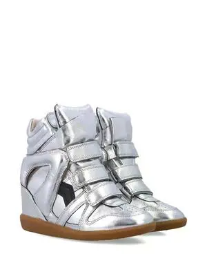 Isabel Marant Étoile 50mm Bekett Touch-strap Sneakers - Silver