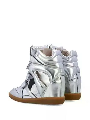 Isabel Marant Étoile 50mm Bekett Touch-strap Sneakers - Silver