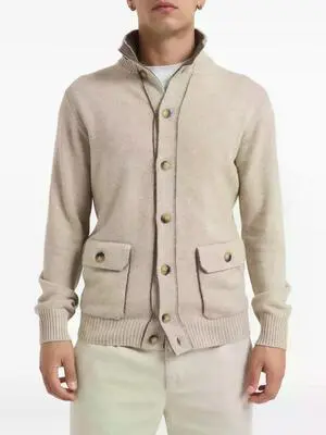 KANGRA Buttoned Cardigan - Neutrals