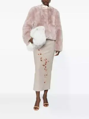 STAND STUDIO Halle Faux Fur Jacket