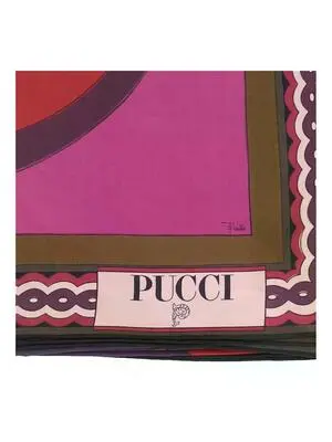 Emilio Pucci Graphic-print Silk Scarf