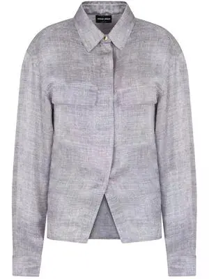 Giorgio Armani Asymmetric Button-placket Shirt