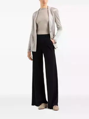 Giorgio Armani Wide Leg Silk Pants