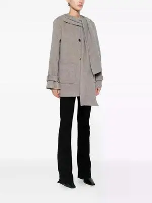 THE GARMENT Scarf Detail Coat - Neutrals