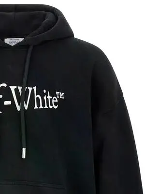 Off-White Run Arrow Skate Hoodie - Black