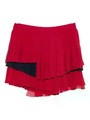 Iceberg Pleated Tiered Skirt