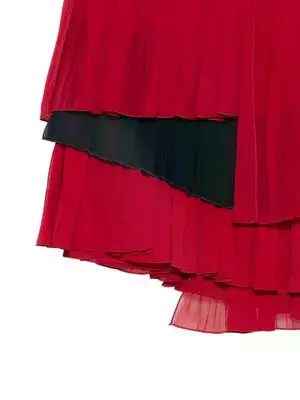 Iceberg Pleated Tiered Skirt