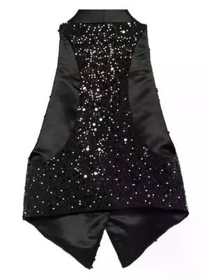 Emporio Armani Sequin-embellished Waistcoat