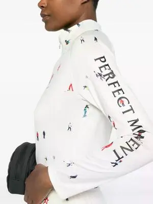 Perfect Moment Printed Long Sleeve Top