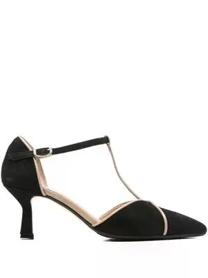 L ARIANNA 70mm Suede T-strap Pumps