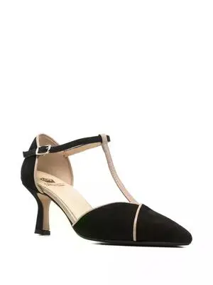 L ARIANNA 70mm Suede T-strap Pumps