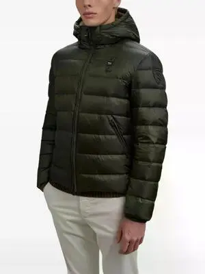 BLAUER. Quilted Hooded Jacket