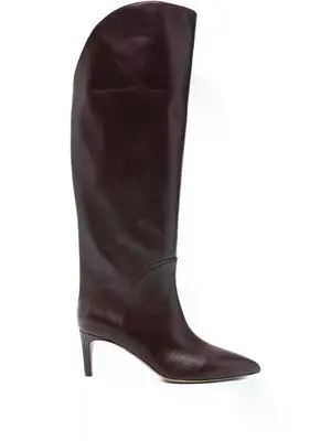 Women's Red High Heel Boots