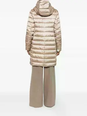 Max Mara Padded Long Coat - Neutrals