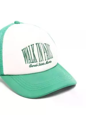 WALK IN PARIS Logo-embroidered Trucker Cap