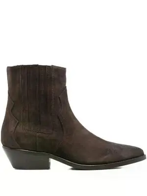 Julie Dee Block Heel Boots For Women