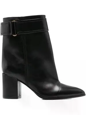 LELLA BALDI Buckled Ankle Boots