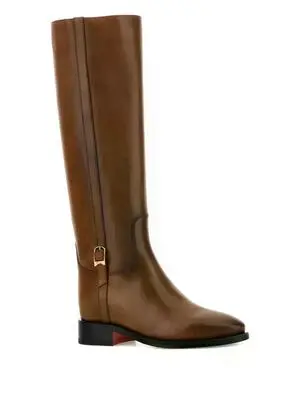 Santoni Buckle-detail Knee-high Boots
