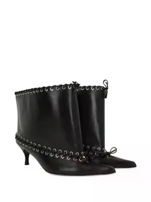 AUGUST BARRON 60mm Eyelet-straps Ankle Boots