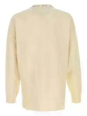 JIL SANDER Eyelet-detail Crew-neck Sweater