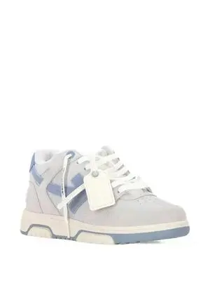 Off-White Out Of Office Suede Sneakers - Grey