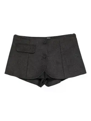Vivetta Mélange-effect Tailored Shorts