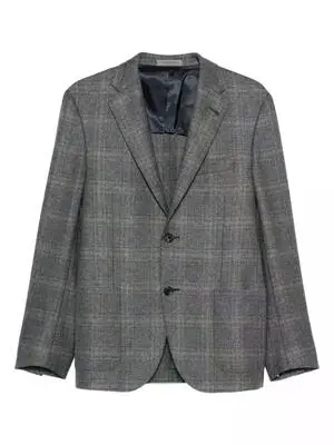 Corneliani Checked Single-breasted Blazer