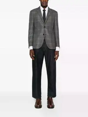 Corneliani Checked Single-breasted Blazer