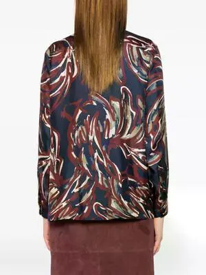 Max Mara Abstract-pattern Buttoned Shirt