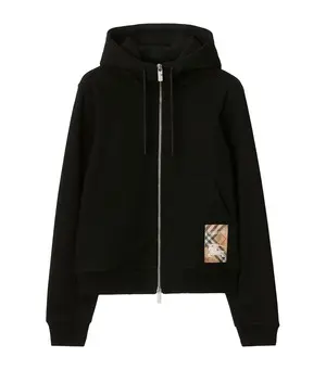 Burberry Checked Sweatshirts Hoodies For Women