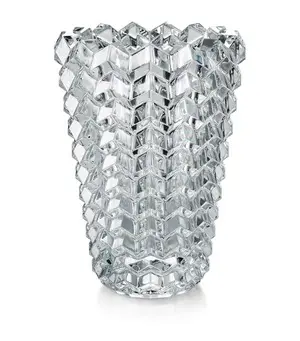 THE MARTHA, BY BACCARAT Crystal Zig Zag Vase - Clear